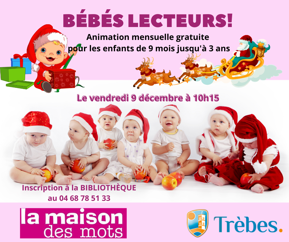 C'est déjà Noël à la Maison des Mots! - Ville de Trèbes : Ville de Trèbes